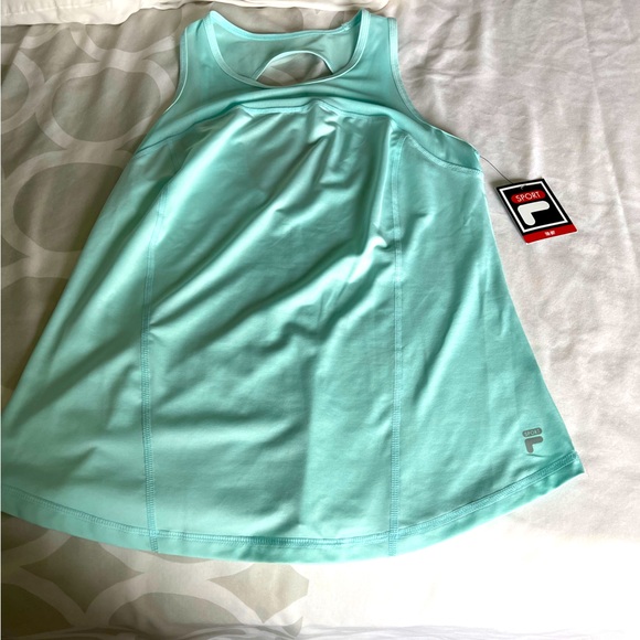 Fila | Tops | Nwts Fila Light Green Moisture Stretch Tank Top Sm | Poshmark